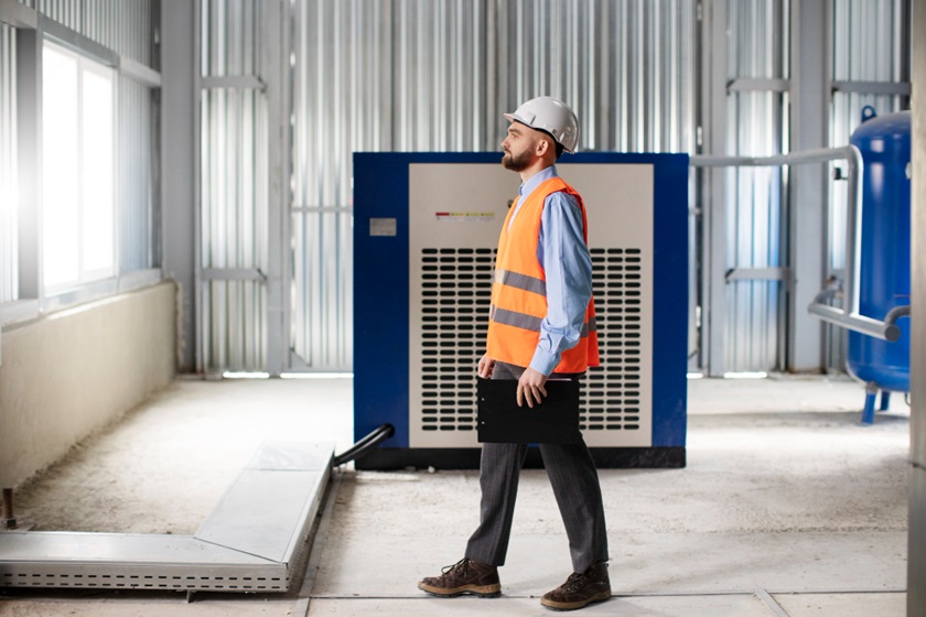 Right Installation of Furnace for HVAC Heating Element - In house at home