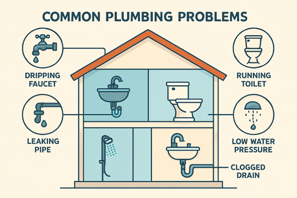 Common Plumbing Issues in Homes and How to Address Them - In house at home