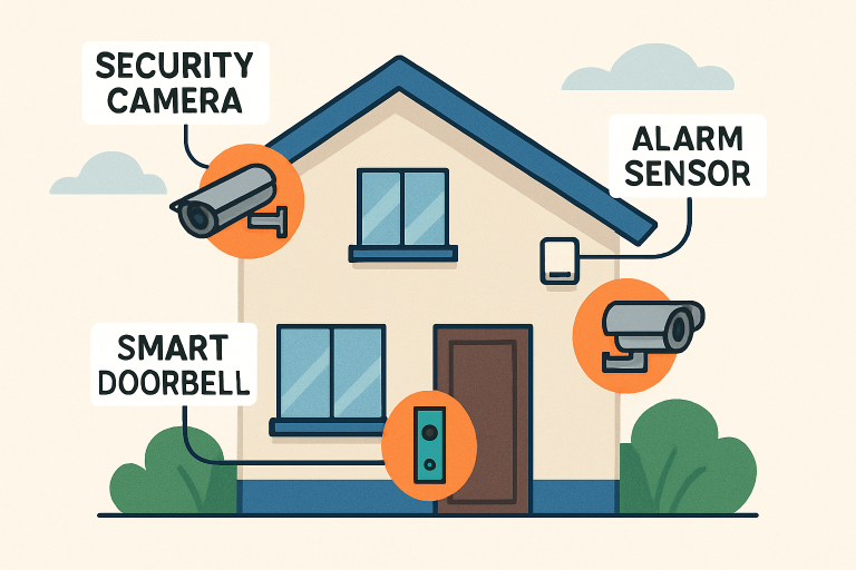 Benefits of Modern Home Security Systems - In house at home